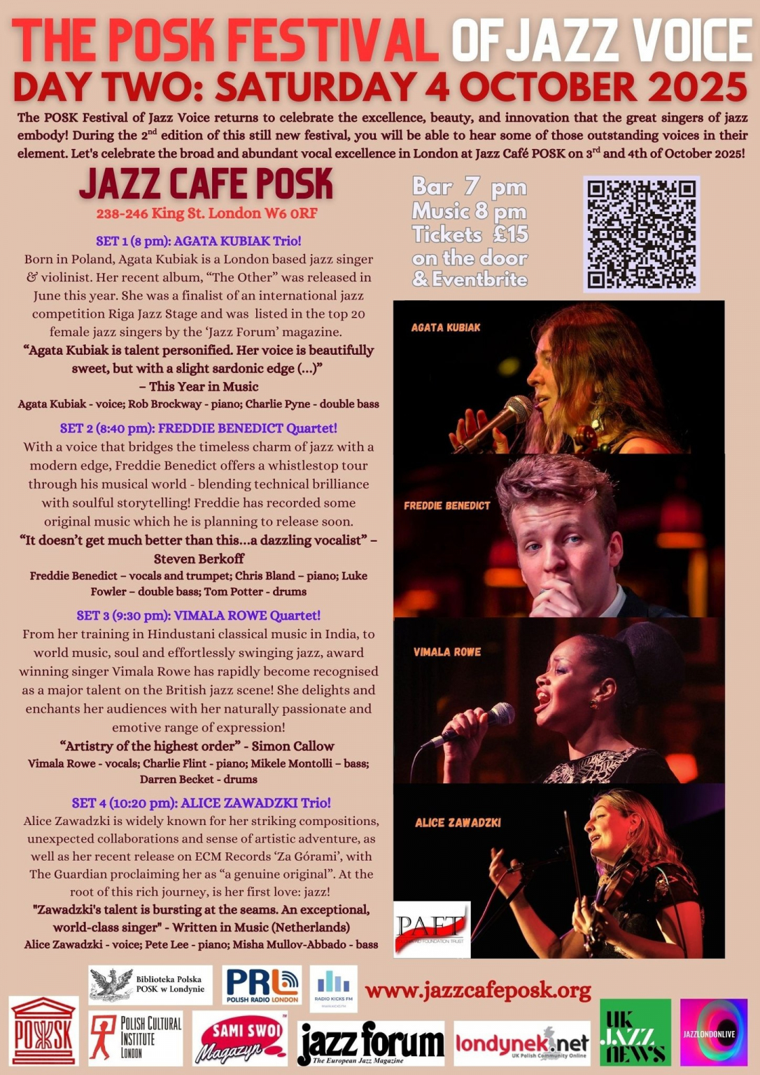 The POSK Festival of Jazz Voice! – Polski Ośrodek Społeczno-Kulturalny